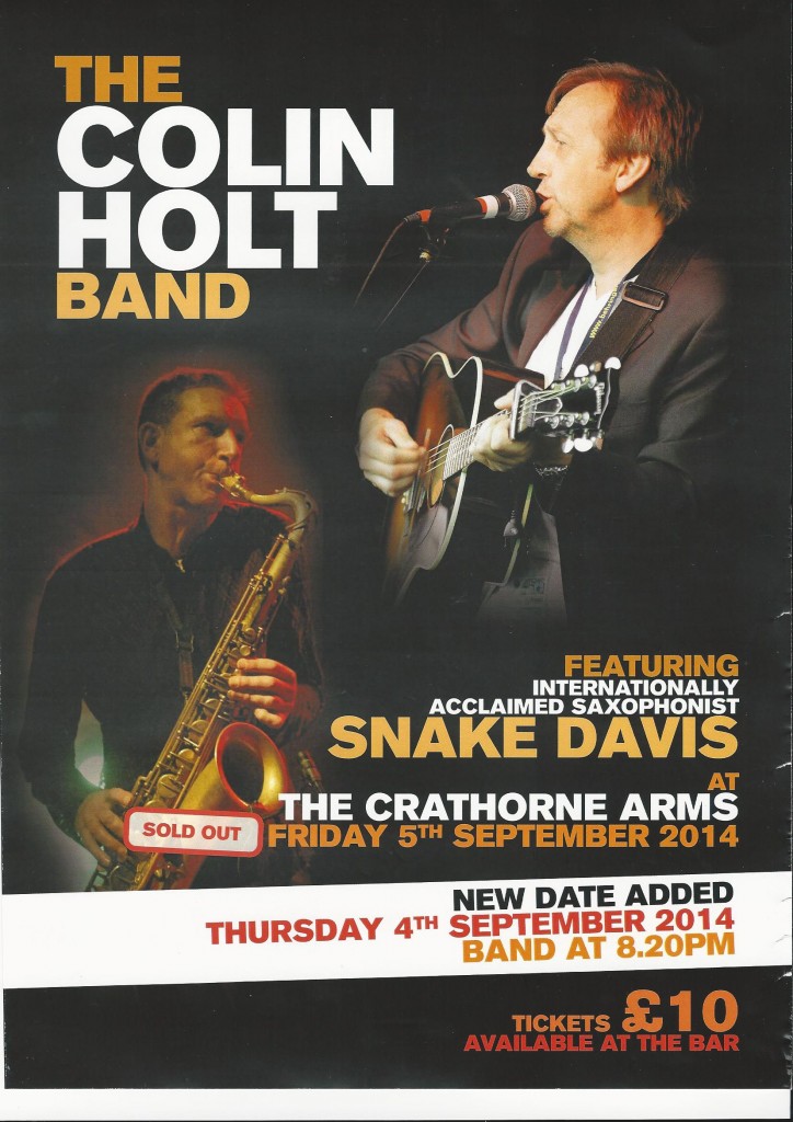 The Colin Holt Band - The Crathorne Arms