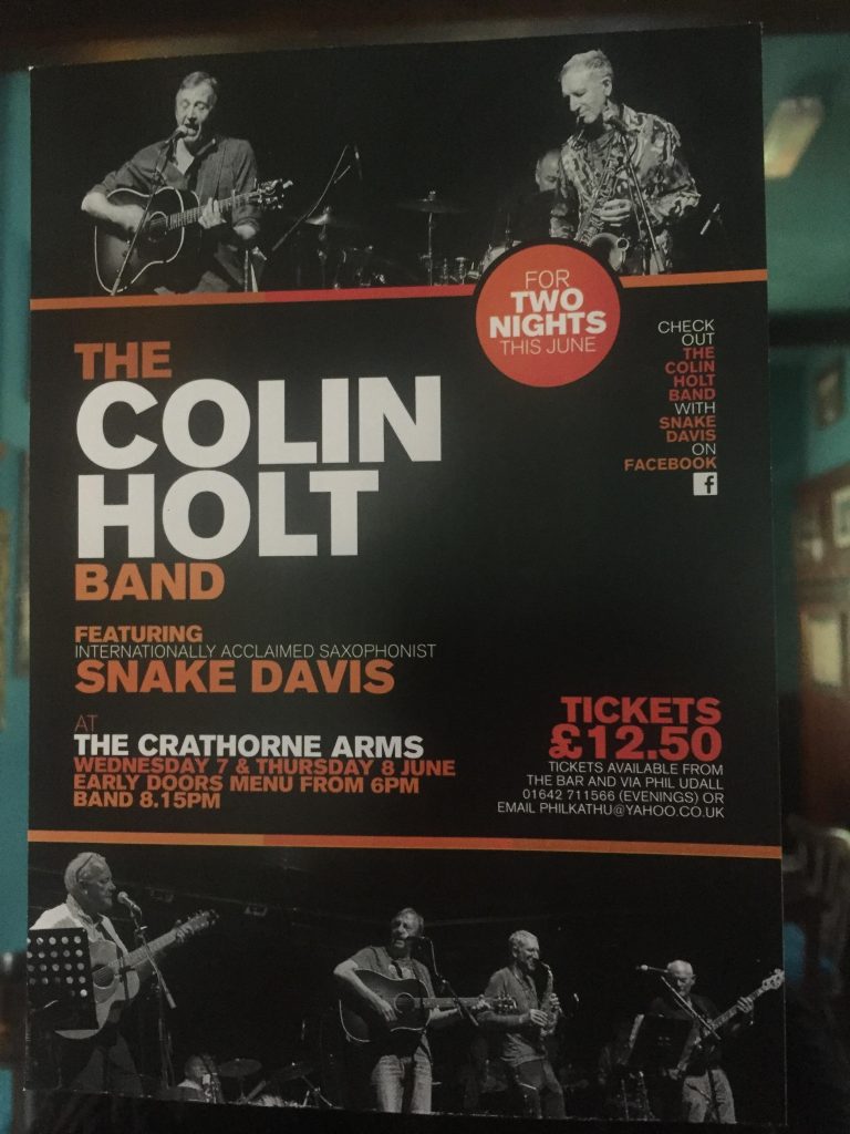 Colin Holt & Snake Davis - The Crathorne Arms